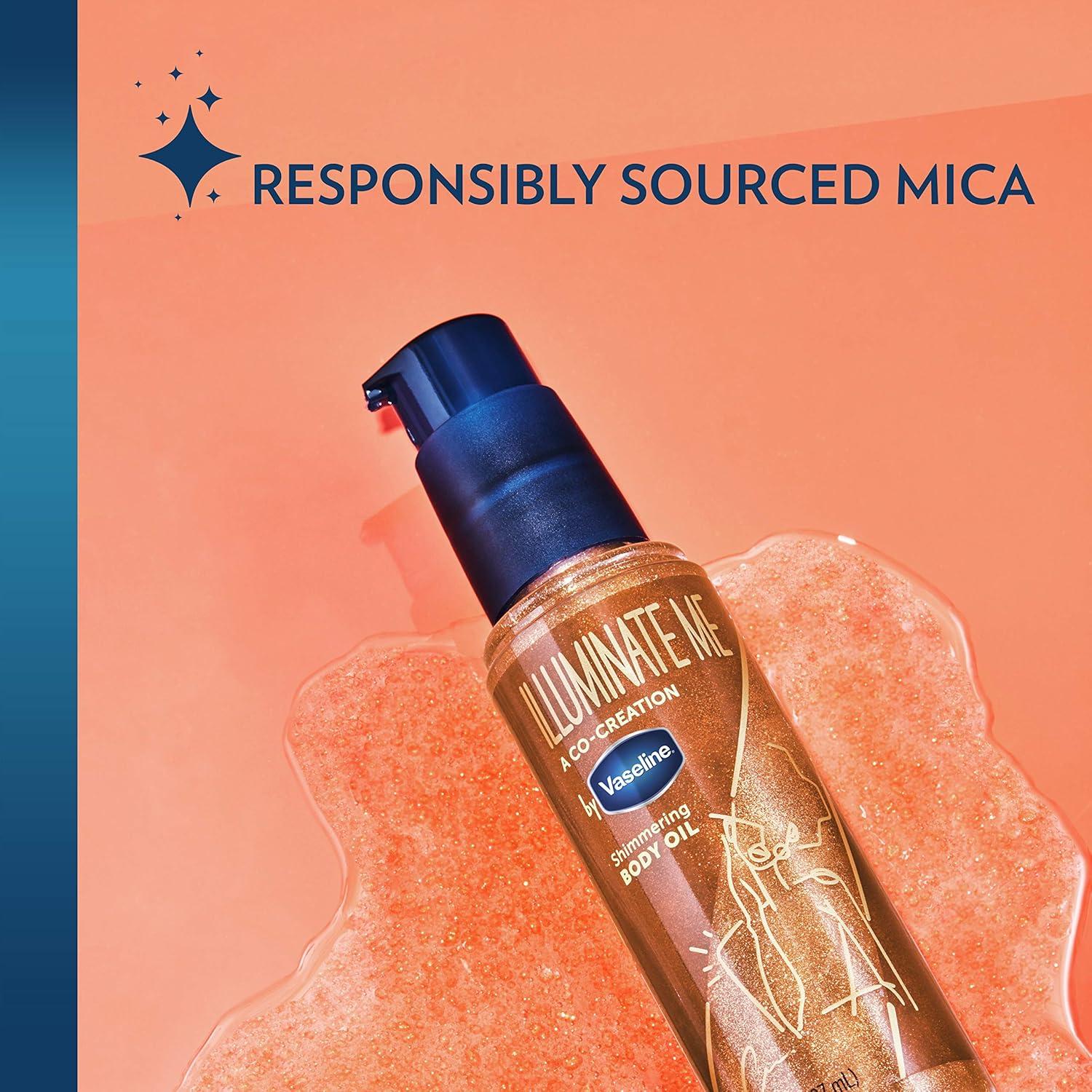 Vaseline Illuminate Me Shimmering Body Oil Created for Melanin Rich ...