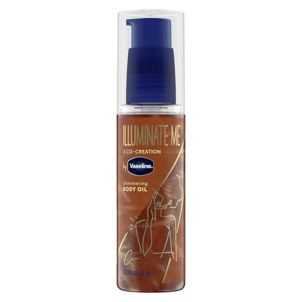 Vaseline Illuminate Me Shimmering Body Oil Created for Melanin Rich ...